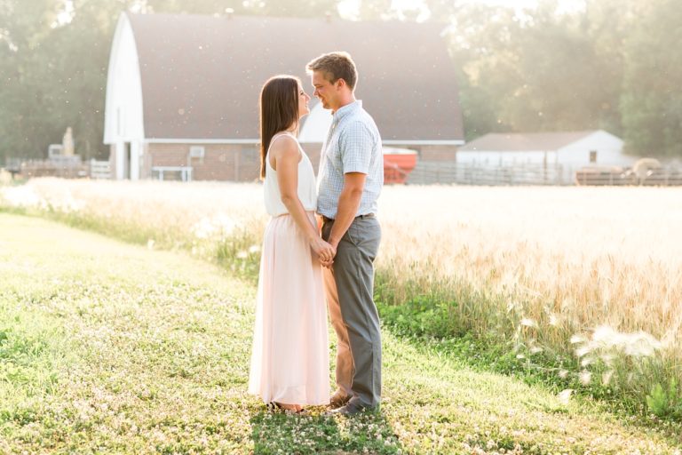 Minnesota Family Farm Engagement Photos - Tyler & Kara