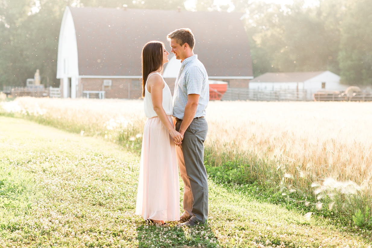 Minnesota Family Farm Engagement Photos - Tyler & Kara