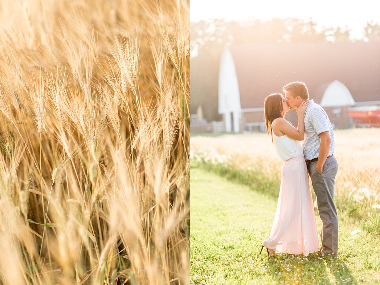 Minnesota Family Farm Engagement Photos - Tyler & Kara