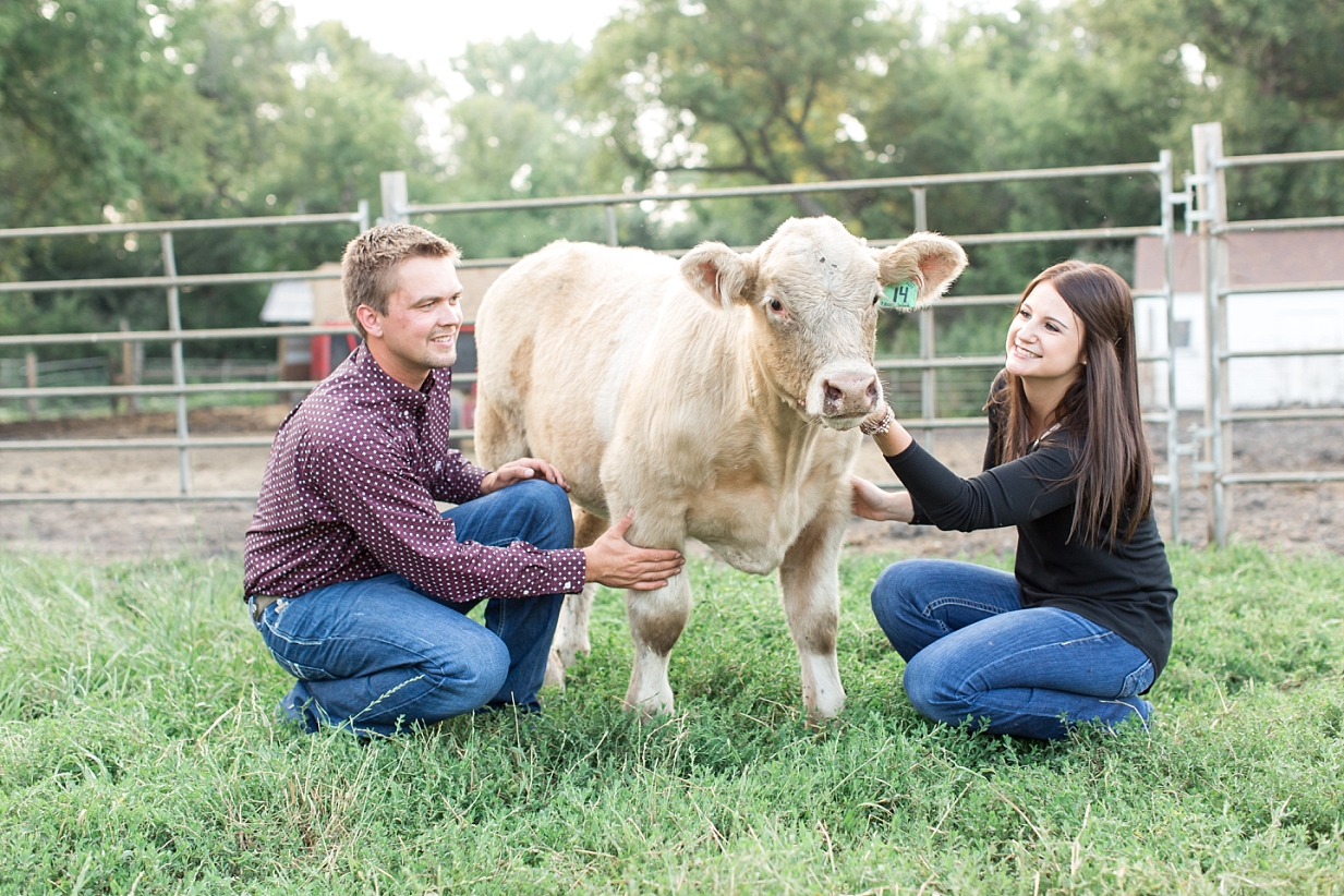 Minnesota Family Farm Engagement Photos - Tyler & Kara