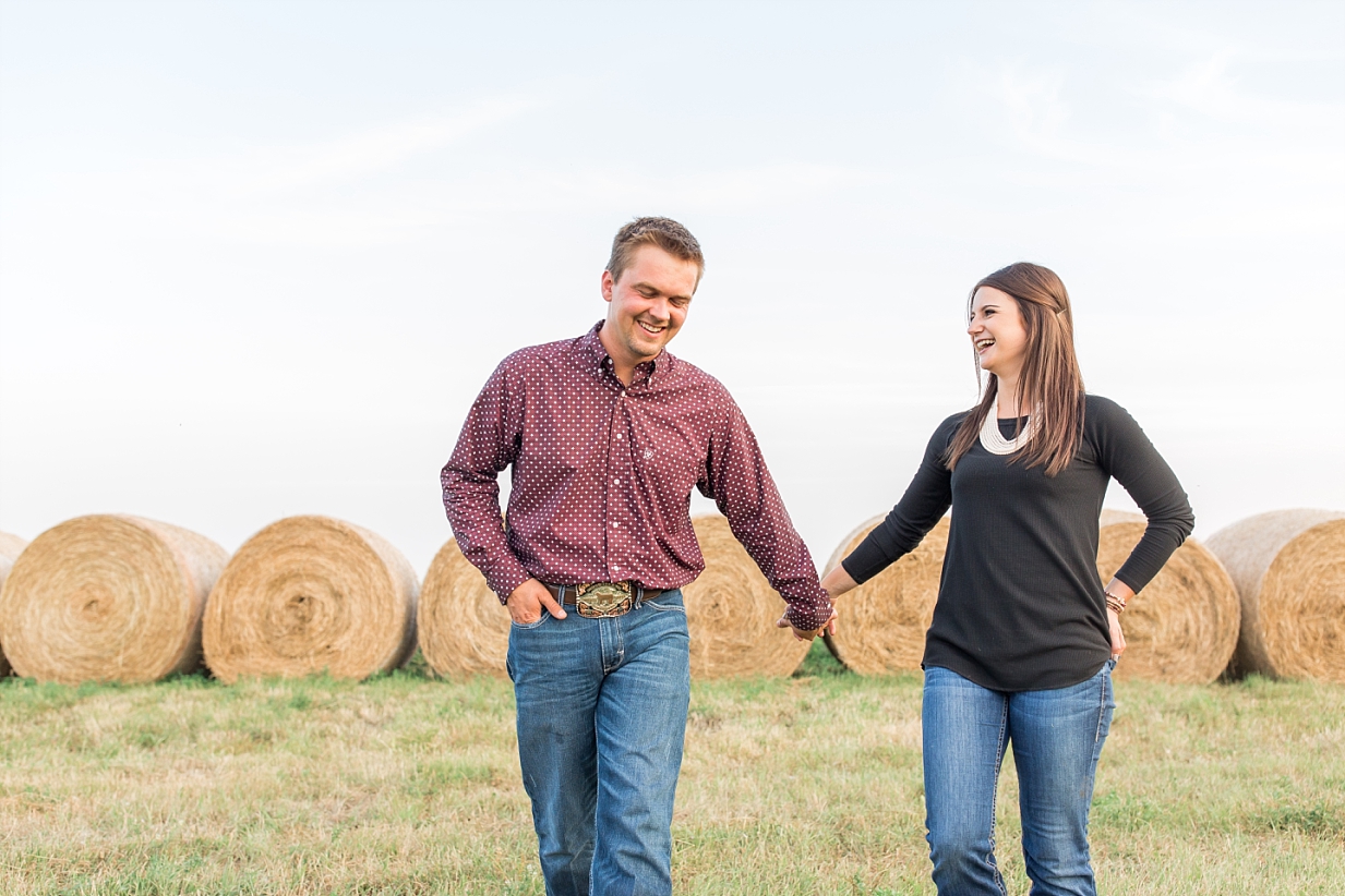 Minnesota Family Farm Engagement Photos - Tyler & Kara