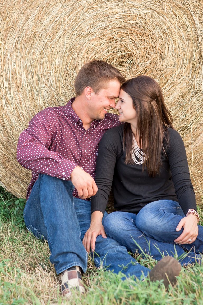 Minnesota Family Farm Engagement Photos - Tyler & Kara