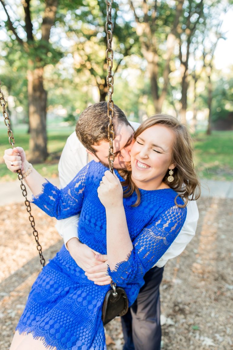 Engagement Photos at Island Park and Dairy Queen Fargo - Moorhead