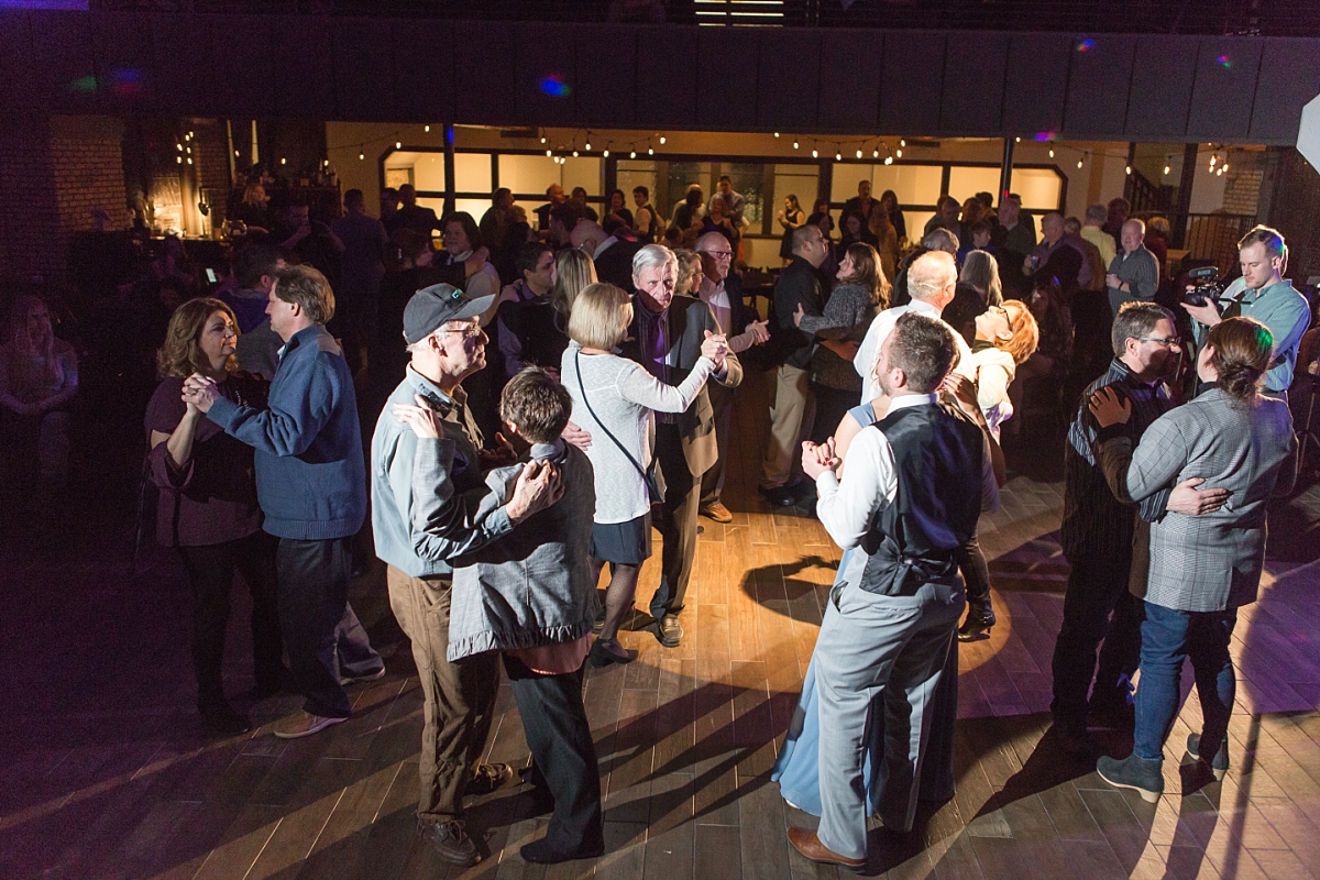 Sanctuary Event Center Downtown Fargo Wedding Photo Abby Anderson
