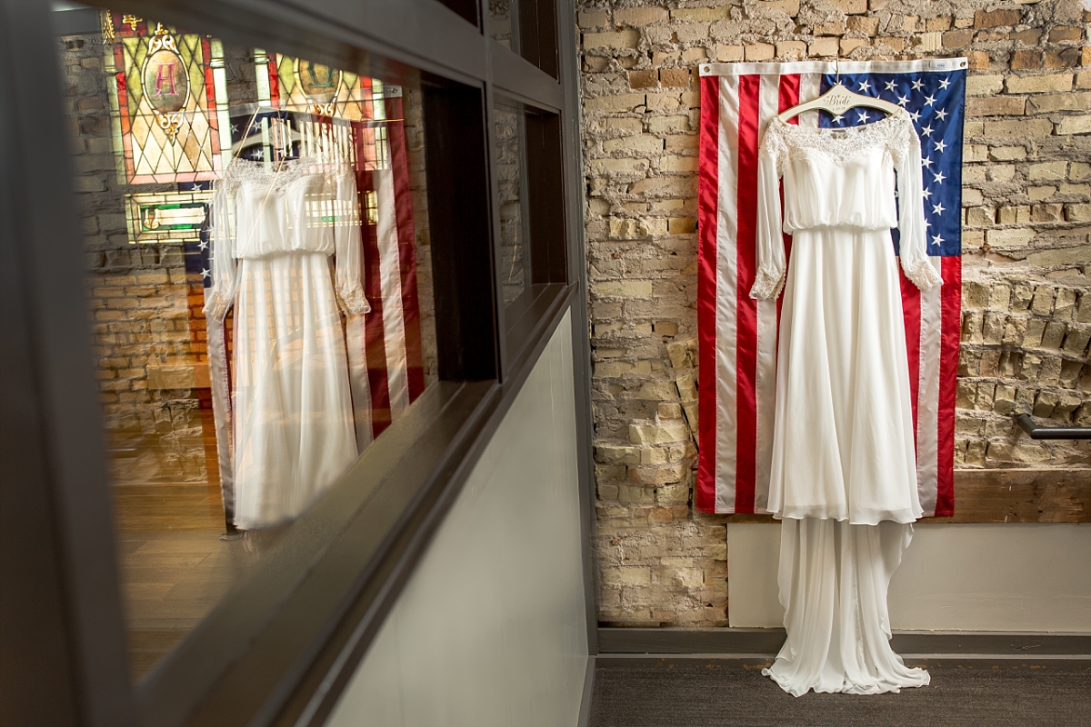 Sanctuary Event Center Downtown Fargo Wedding Photo Abby Anderson