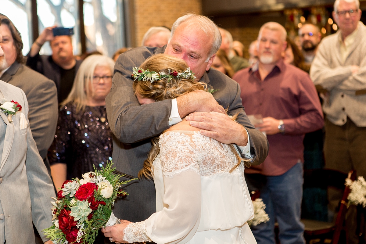 Sanctuary Event Center Downtown Fargo Wedding Photo Abby Anderson