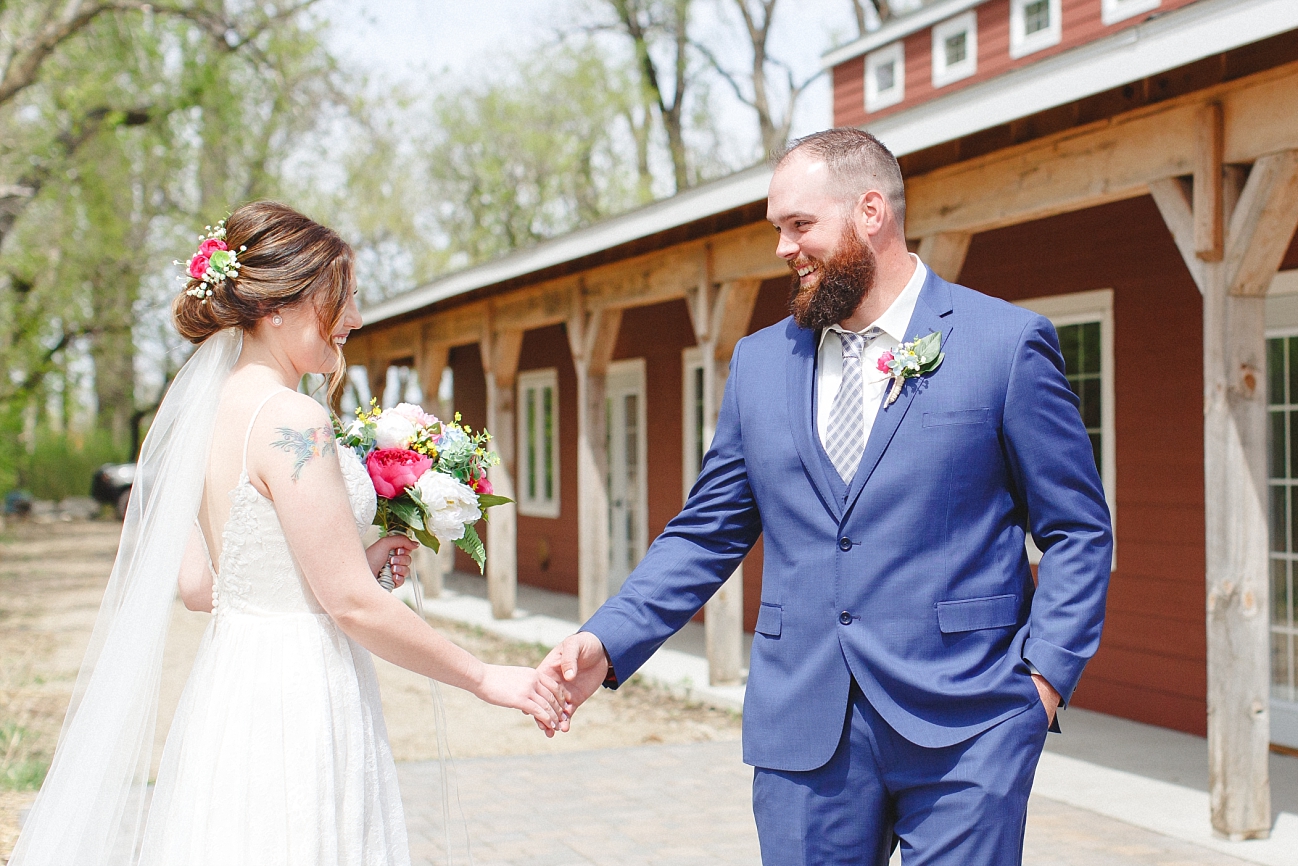 Dusty Blue Rustic Wedding at The Vintage Garden