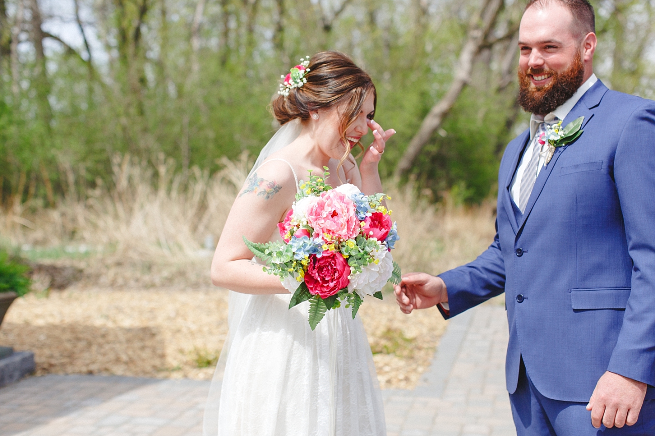 Dusty Blue Rustic Wedding at The Vintage Garden